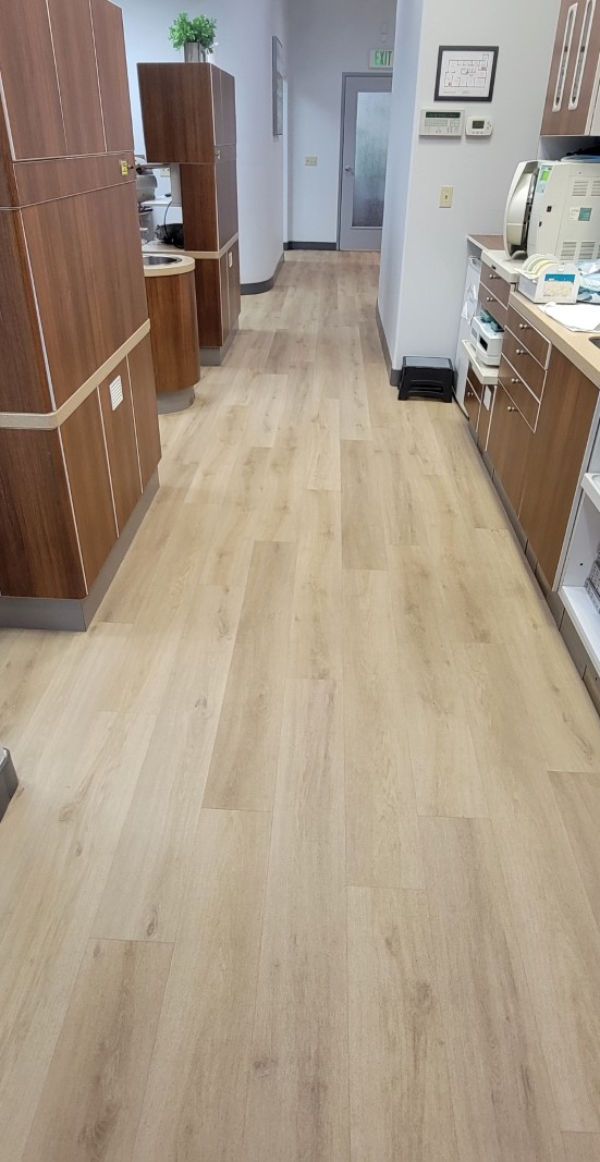 Lighthouse Dental with New Gemcore Glue Down Vinyl Plank - San Diego ...