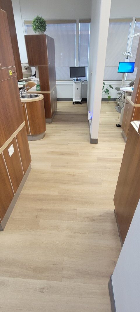 Lighthouse Dental with New Gemcore Glue Down Vinyl Plank - San Diego ...